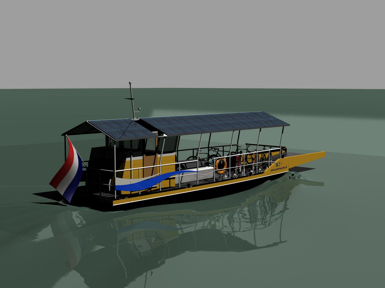 Unique project, fully electrical ferry - Van Oossanen Naval Architects